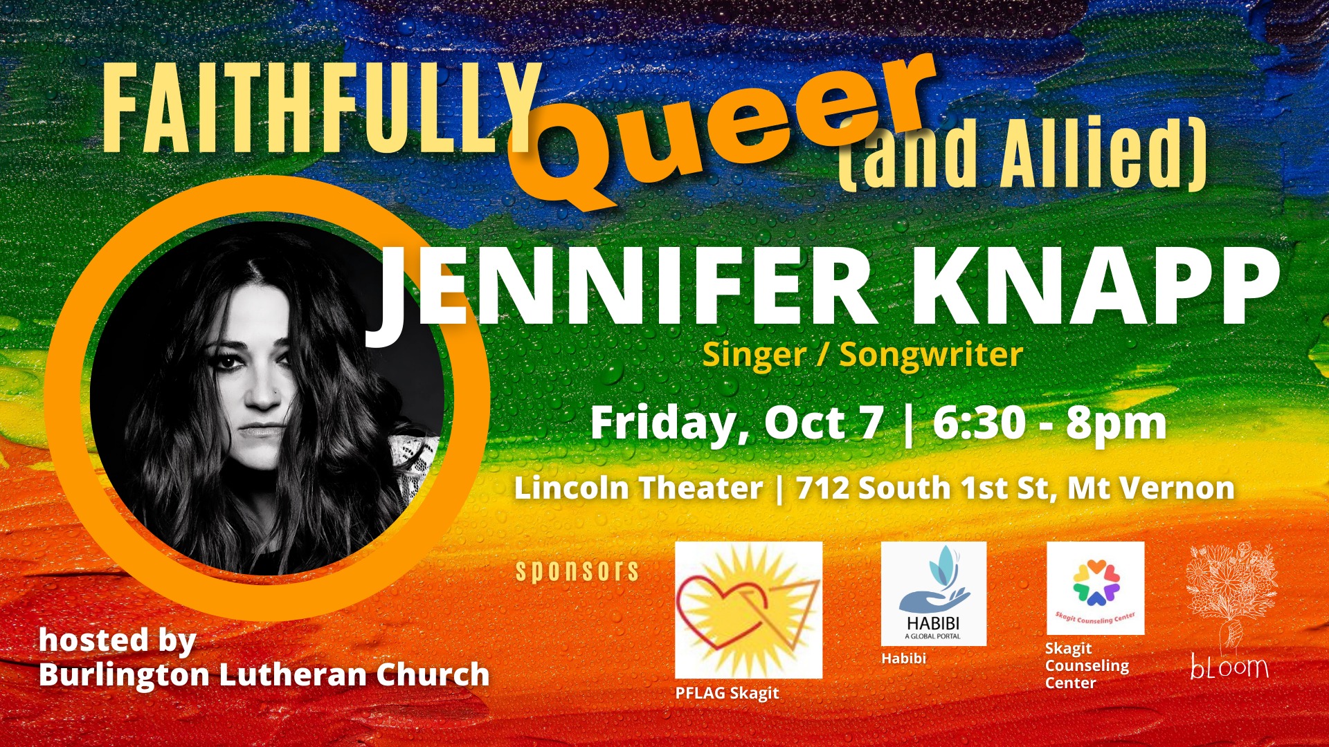 Inside Out Faith Speaking Event - Jennifer Knapp